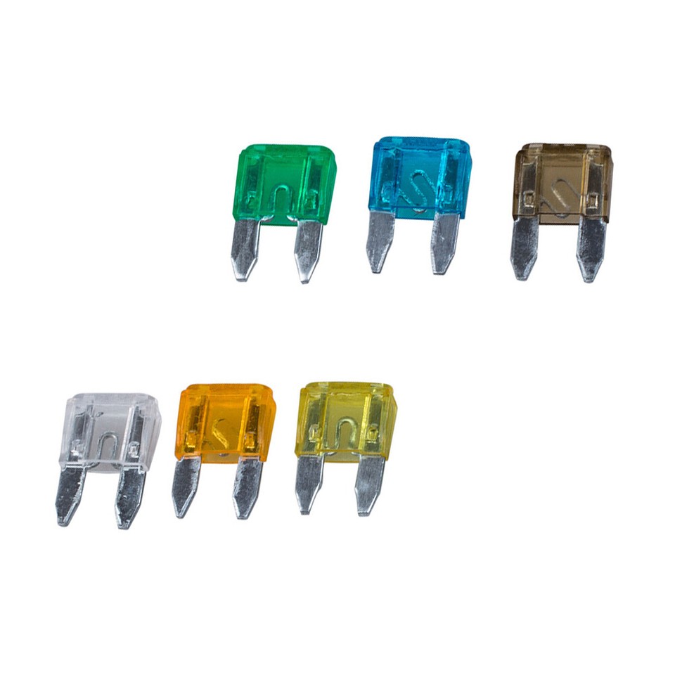 35Pcs Car Blade Fuse 5A 7.5A 10A 15A 20A 25A 30A Micro Mini Blade Fuses ...