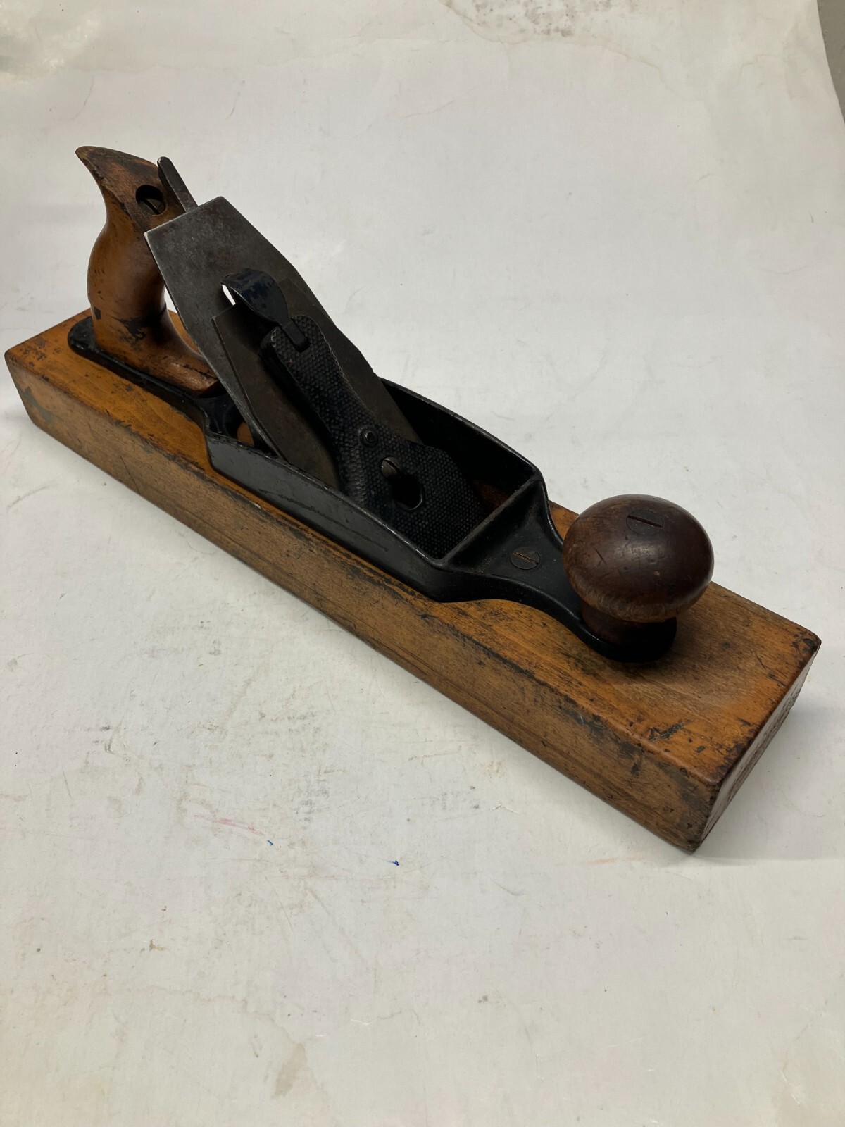 Antique Stanley Rule & Level Co No 27 1/2 Transitional Wood Plane ...