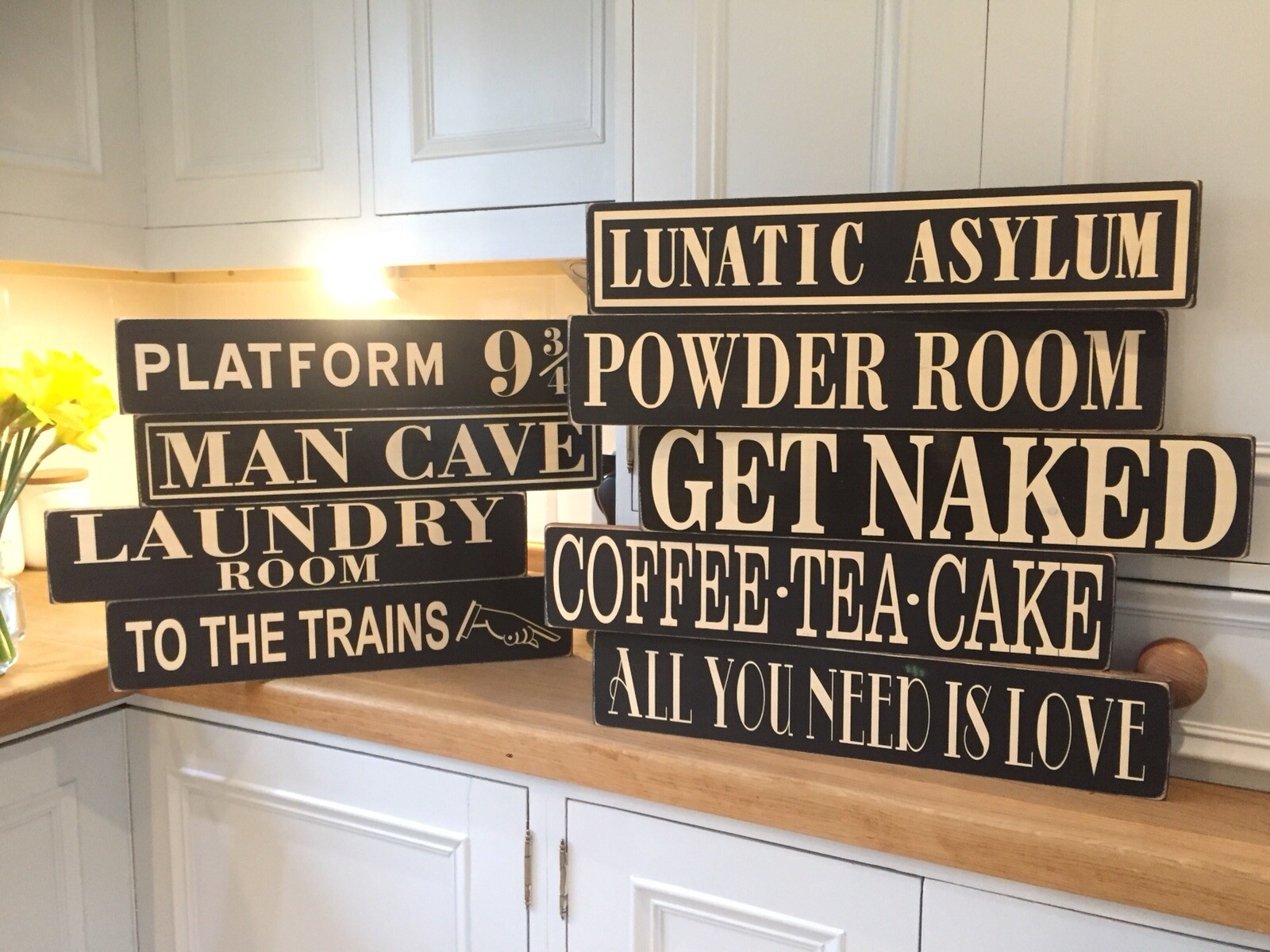 Vintage Sign Shop Up cycled Old Shabby Wooden Antiques Signage Market ...