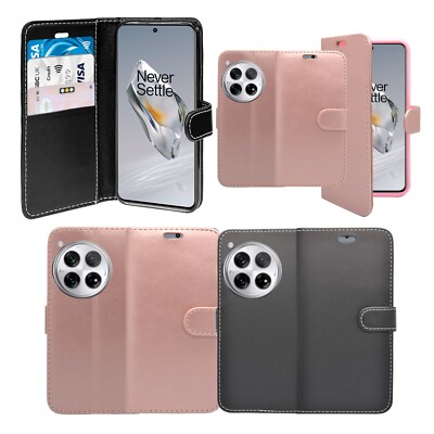 For OnePlus 12 5G Phone Case Wallet Flip PU Leather Stand Card Slot ...