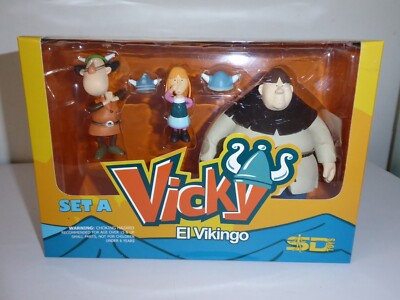 Vic le Viking Figures Set A - Gorm + Vicky + Faxe - SD Toys - MIB (C210 ...
