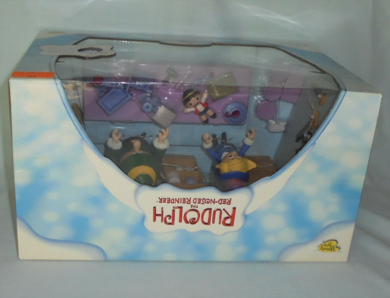 Elves Toy Shop Talking Playset Hermey Boss Elf Rudolph The Red Nosed ...