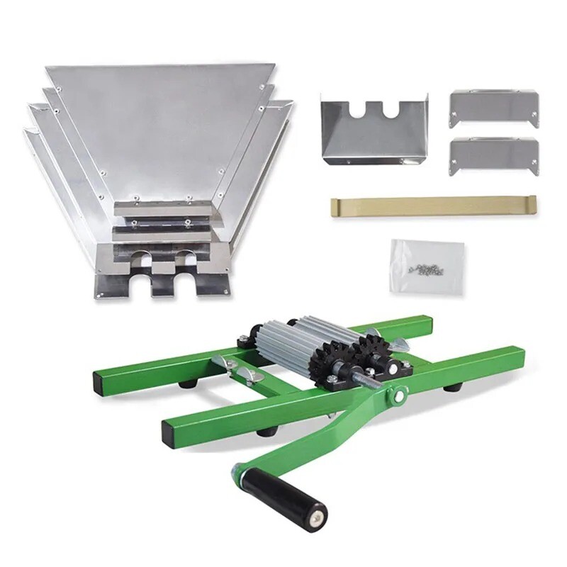 Hand Cranked Stainless Steel Grape and Apple Grinder Fruit and ...
