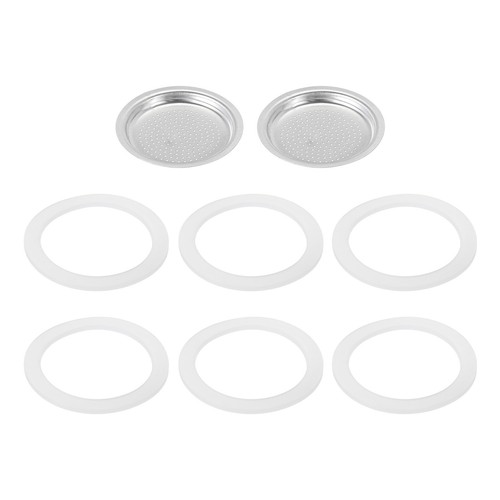 Aluminium Filter Replacement 50x41x5mm for 2-Cup Use Mocha Coffee Maker ...