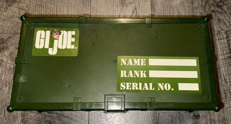 Vintage GI Joe Foot locker Lot w/ 12” Figures & Accessories | eBay