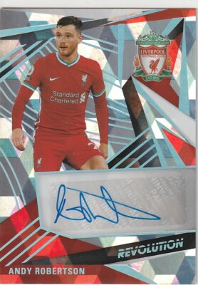 PANINI REVOLUTION PL 2020-21 ANDY ROBERTSON LIVERPOOL 44/50 AUTOGRAPH ...