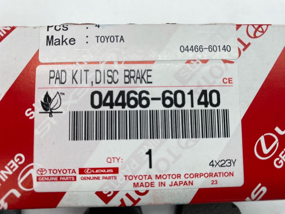 TOYOTA GENUINE 4RUNNER 2003-24FRONT REAR BRAKE PADS SET 4465-AZ200 ...