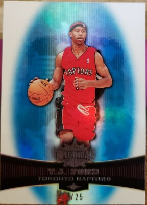 T.J. FORD 2006-07 Topps Triple Threads Sapphire Blue SP #/25 Toronto ...