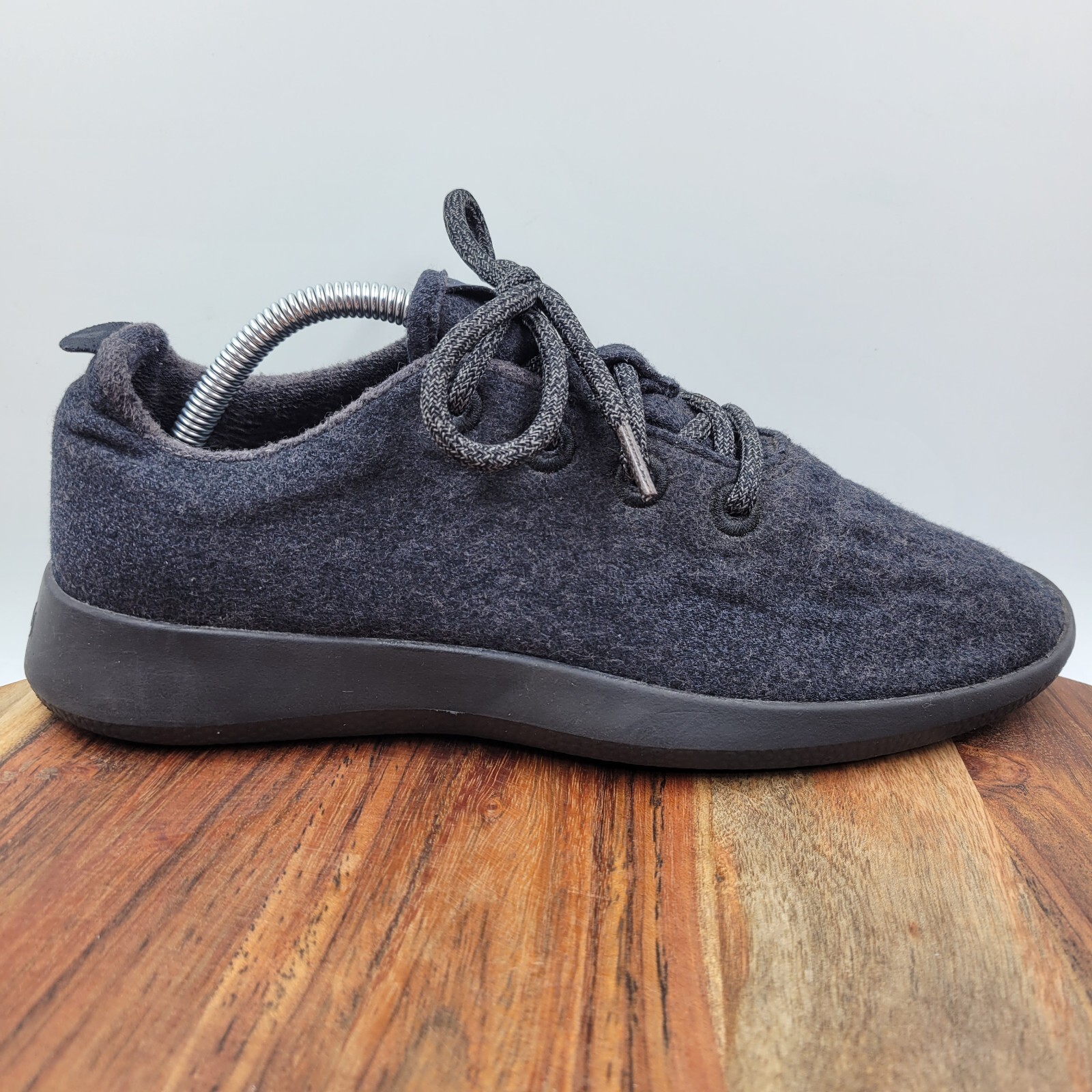Allbirds Wool Runners Shoes Women's 10 Gray Black Comfort Low Lace Up ...