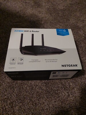 Netgear AX1800 WiFi 6 Router Model# RAX10 606449151268| eBay