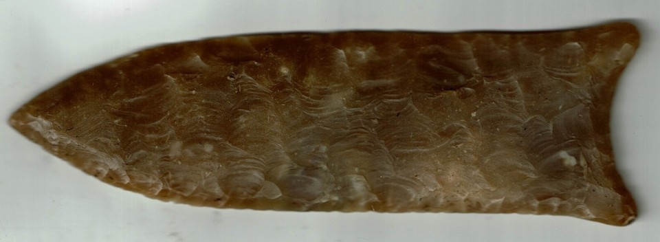 early man indian artifact LARGE STONE CLOVIS ARROWHEAD primitive | eBay