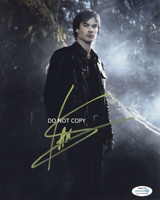 IAN SOMERHALDER - VAMPIRE DIARIES Signed 8X10 Autographed reprint Photo ...