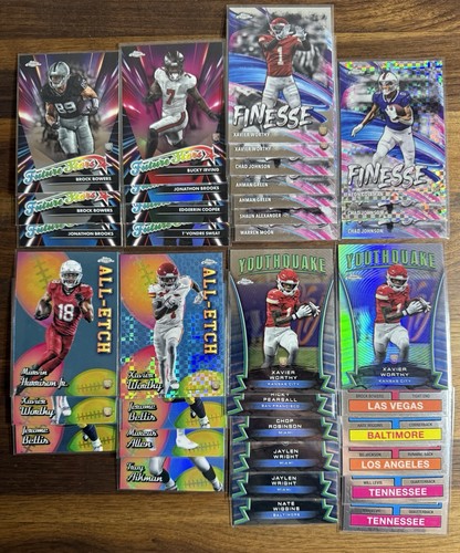 2024 Topps Chrome Football | Inserts 36 Card Lot | Future Stars 1974 ...
