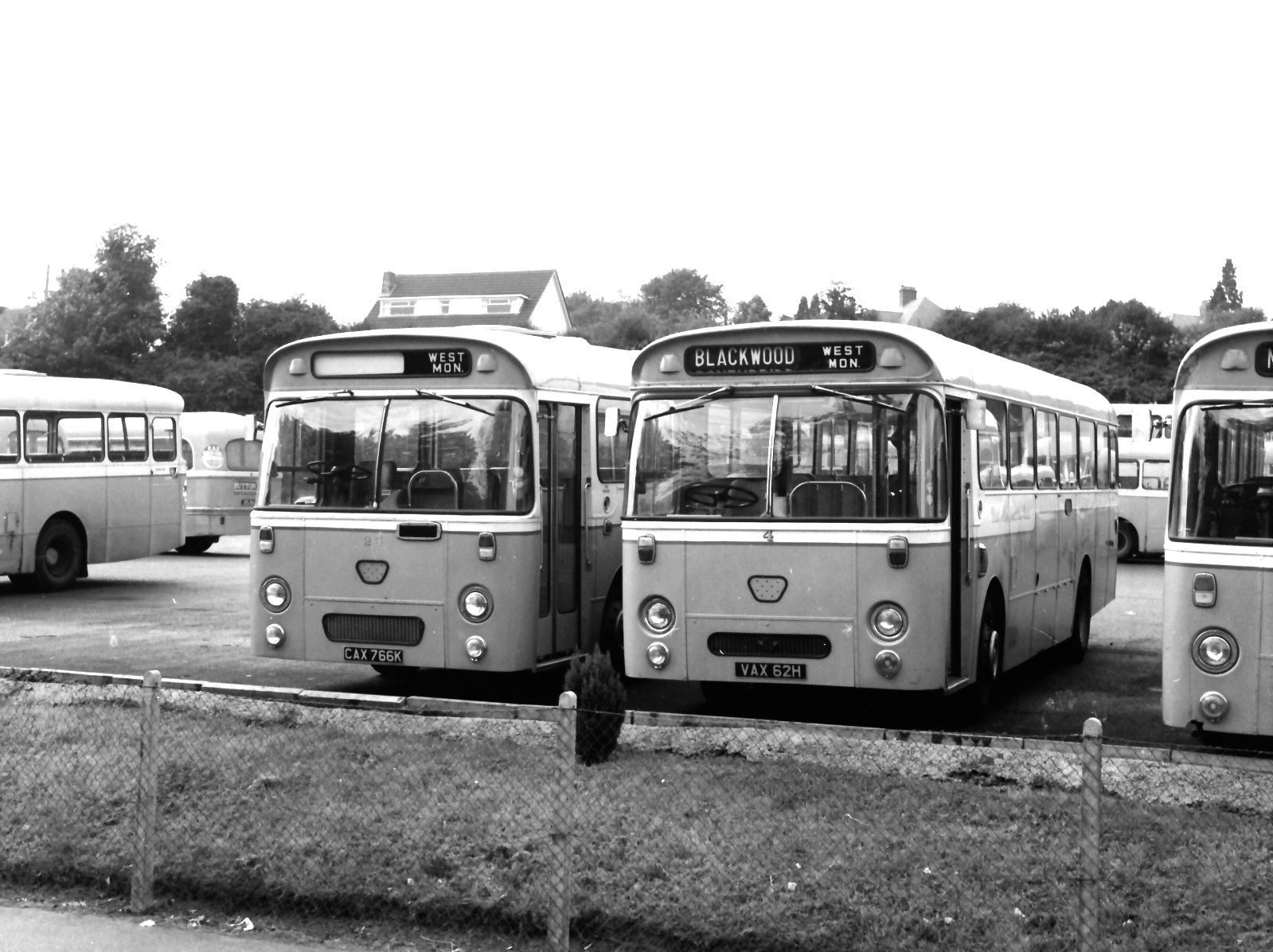 41 SMALL BLACK & WHITE BUS NEGATIVE WEST MONMOUTHSHIRE LEYLAND PSU3B/2R ...