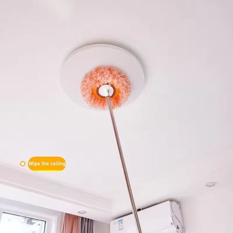 Ceiling mop, dust mop, flexible rotating floor mop, wall mop, wet and ...