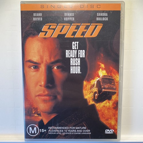 SPEED 1994 DVD Keanu Reeves Sandra Bullock Dennis Hopper ACTION FREE ...