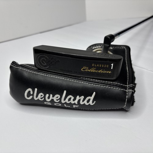 Cleveland Classic 1 Collection Face Milled Black Golf Putter RH 340g w ...