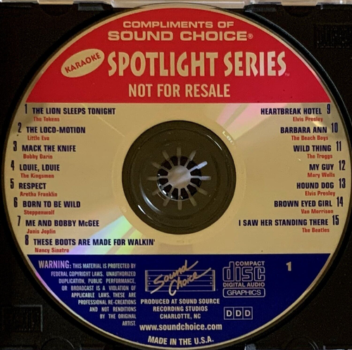 SOUND CHOICE SPOTLIGHT - 60'S & 70'S - SC8001 - EVERY SONG A HIT 👀 LOOK 👀 | eBay