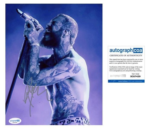 Post Malone "Austin" Rapper AUTOGRAPH Signed Autographed 8x10 Photo ...