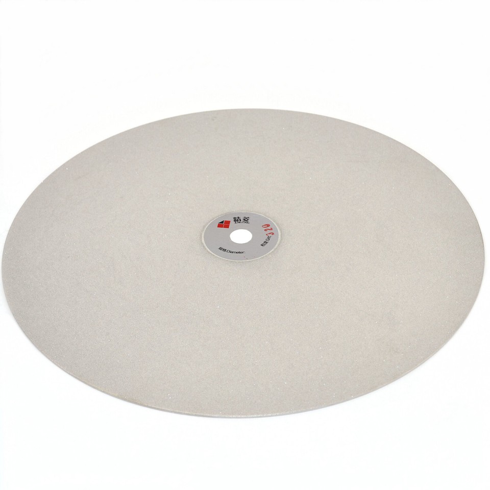 12" inch Diamond Grinding Disc Grit 46-2000 Flat Lap Disk Abrasive ...