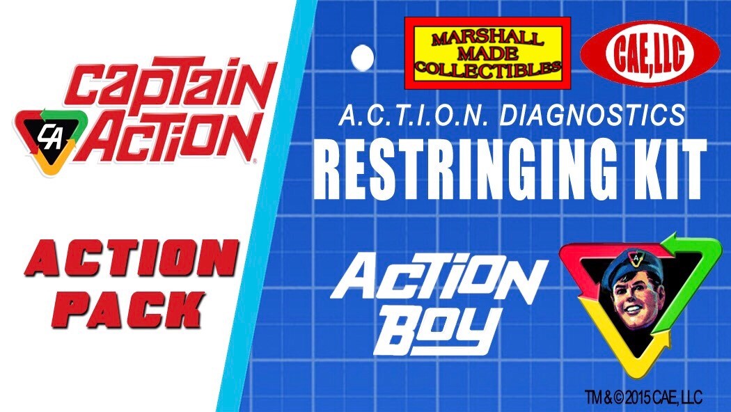 Licensed Vintage Ideal Action Boy Kid Figure Re-String Restring Kit ...