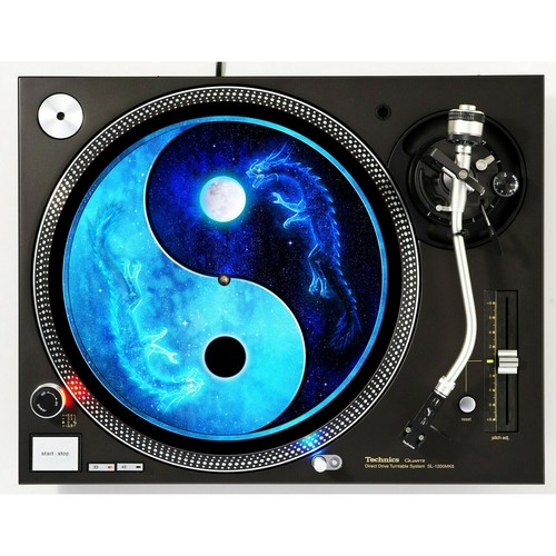 Ying And Yang #4 Chinese DJing Slipmat Turntable 12" Record Player DJ ...