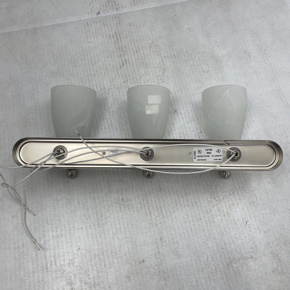 18" RV Bathroom Vanity 12V Led Brushed Nickel Camper Light Fixture | eBay
