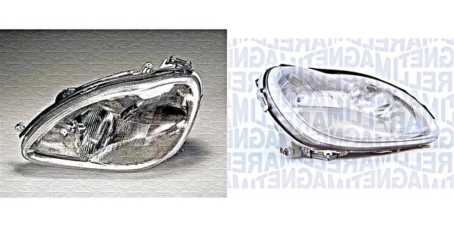 Xenon Headlight Pair For MERCEDES W220 2208200861 2208200761 MAGNETI ...