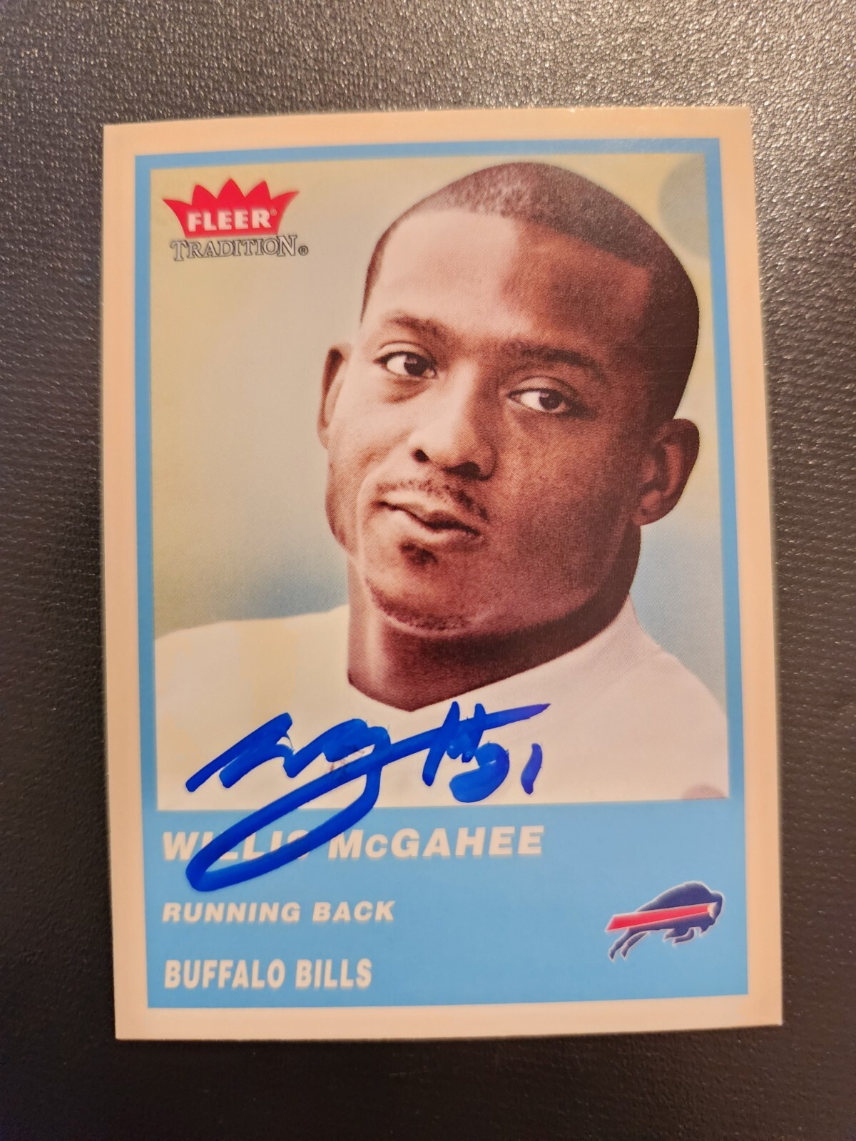 Willis McGahee Buffalo Bills 2004 Fleer Tradition #98 Autographed Card ...