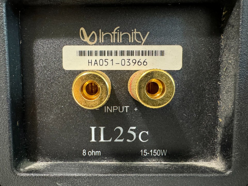 Infinity IL25c Center Speaker Audiophile Home Theater Audio Surround ...