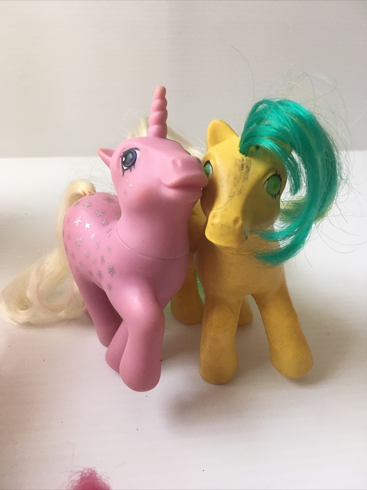 LOT G1 Vintage 1980's My Little Pony Shady Rainbow Flocked Betty Bye ...