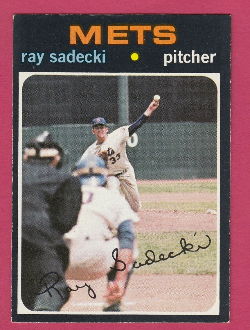 1971 Topps Baseball # 406 Ray Sadecki - New York Mets | eBay