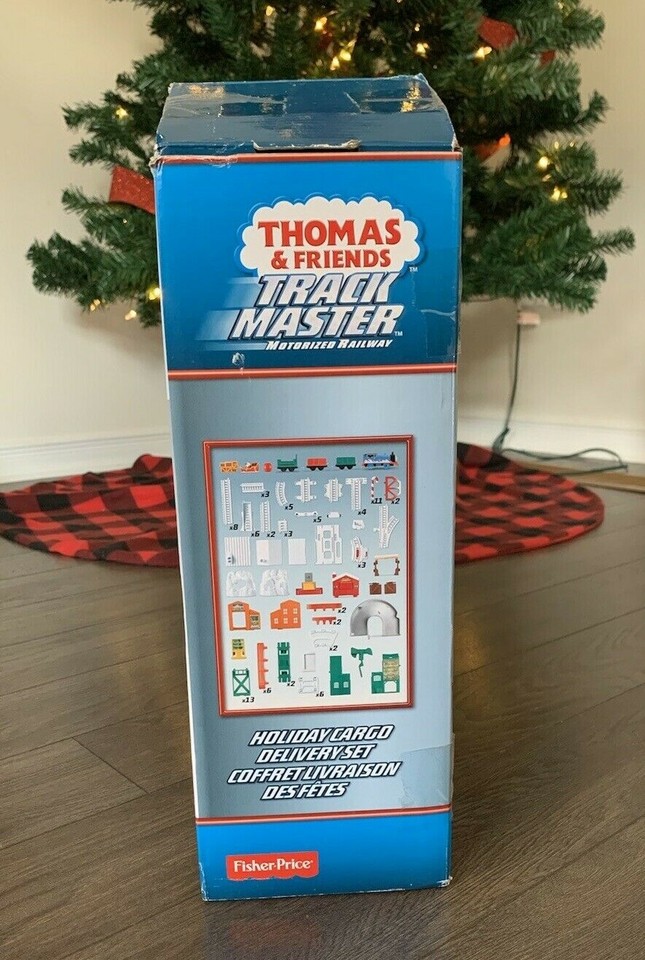 New In Box THOMAS & FRIENDS Trackmaster HOLIDAY CARGO DELIVERY SET ...