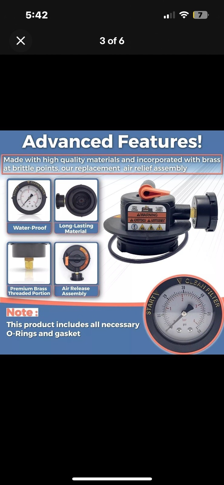 DEX2420MAR2 Manual Air Relief Assembly for Hayward DE Filters-Complete ...