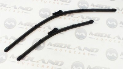FRONT WINDSCREEN WIPER BLADE PAIR 24" 16" FOR VOLKSWAGEN POLO 2010-2017 ...