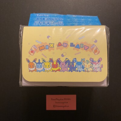 Pokémon Center Japan Mix Au Lait Eeveelution Eevee Soda Card Deck Box ...