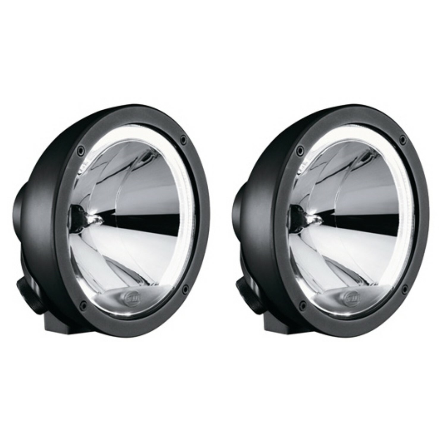 HELLA RALLYE FF4000 COMPACT BLACK DRIVING SPOT LIGHTS W/ 55W HID ...