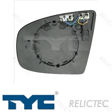 Right Outside Mirror Glass BMW:E70,E71 E72,X5,X6 7174982 51167174982 ...