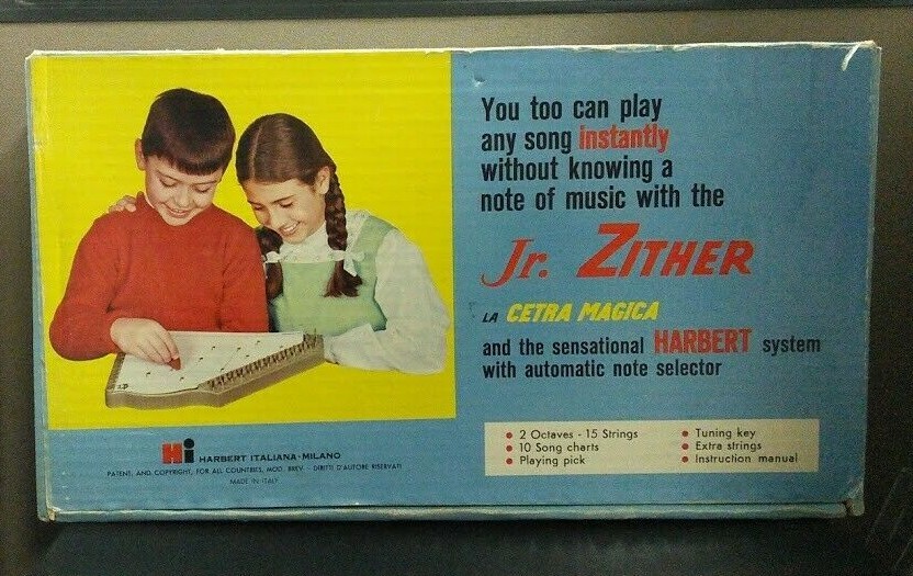 Jr. Zither String Instrument Made in Italy | eBay