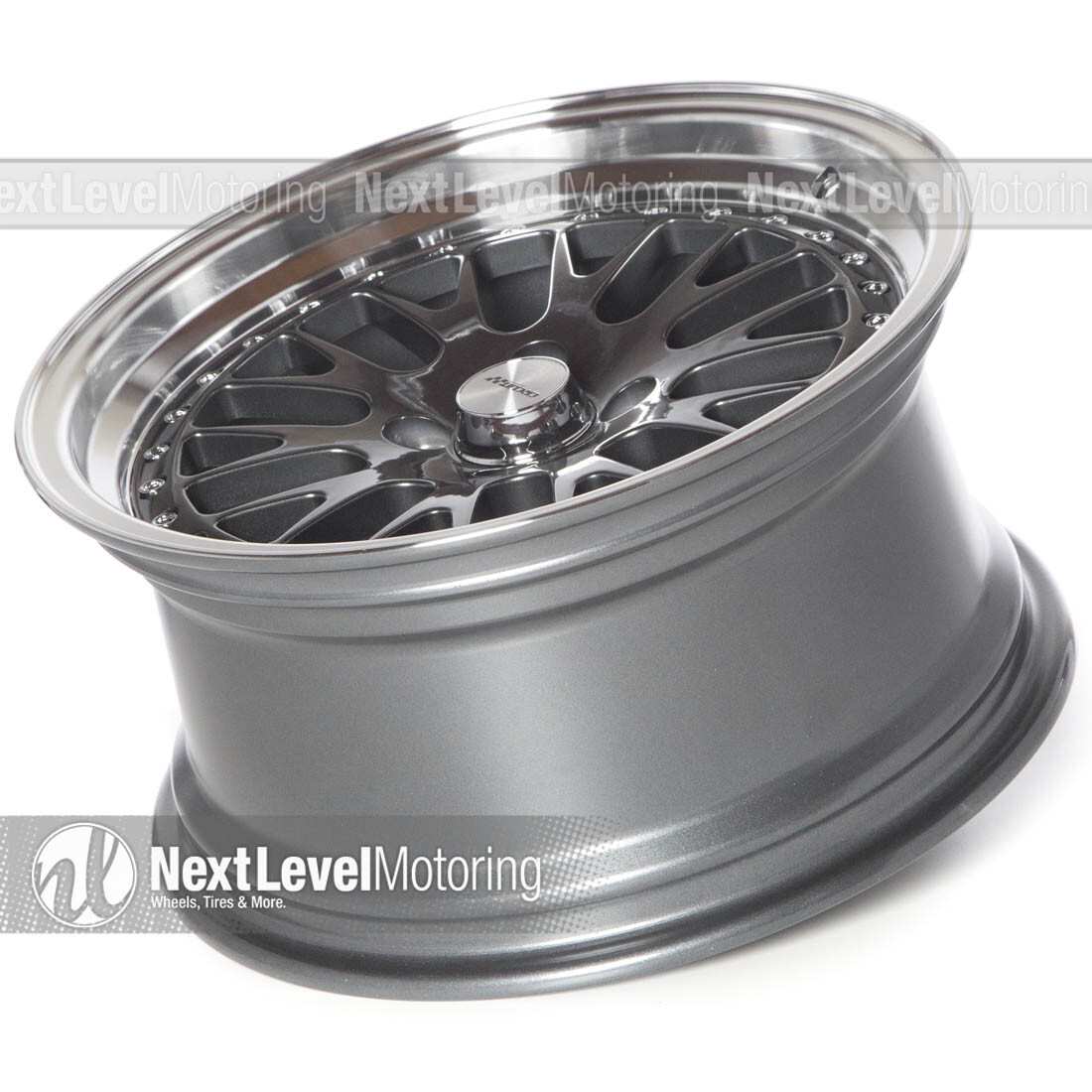 Circuit Performance CP21 16x8 4-100 +25 Gun Metal Wheels Fits Honda ...