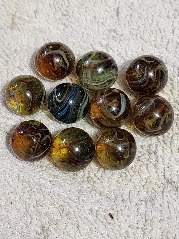 10 GLASS UV REACTIVE 5/8 " ( + or-)MARBLES WITH CADMIUM..$9.99 | eBay