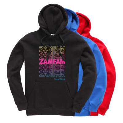 Zamfam Kids Hoodie Rebecca Zamolo Jumper Childrens YouTube Gift (Stay ...