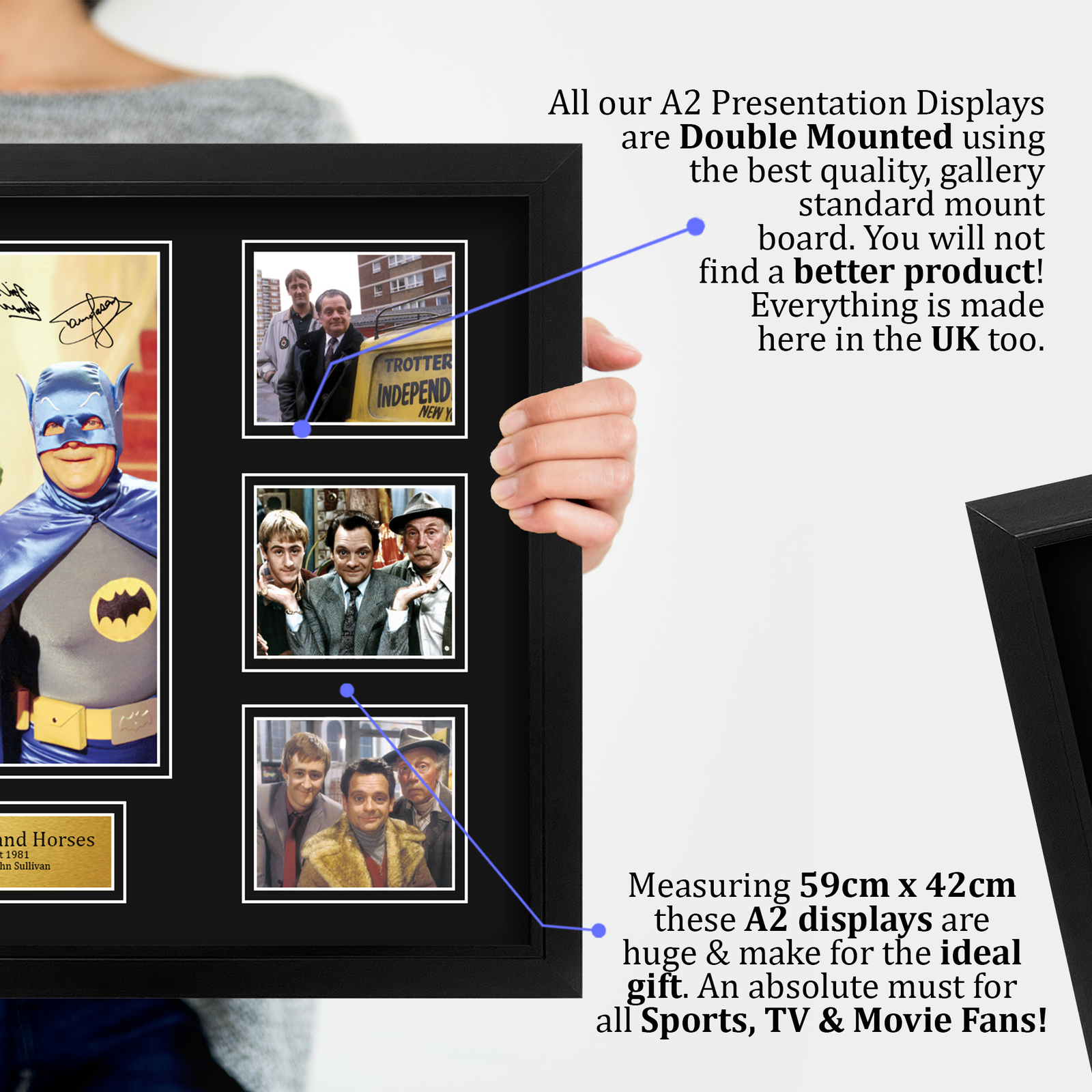 Only Fools and Horses Signed Large A2 Framed Printed Autograph ...