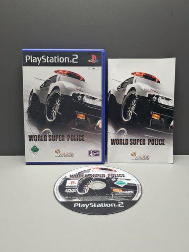 WORLD SUPER POLICE + ANLEITUNG SONY PLAYSTATION 2 OVP PAL CIB PS2 ...