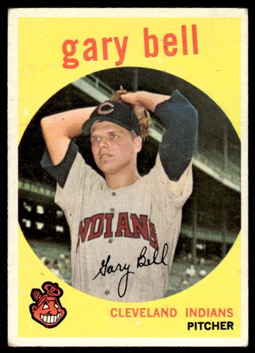 1959 TOPPS GARY BELL 327 VG RC BASEBALL CLEVELAND INDIANS | eBay