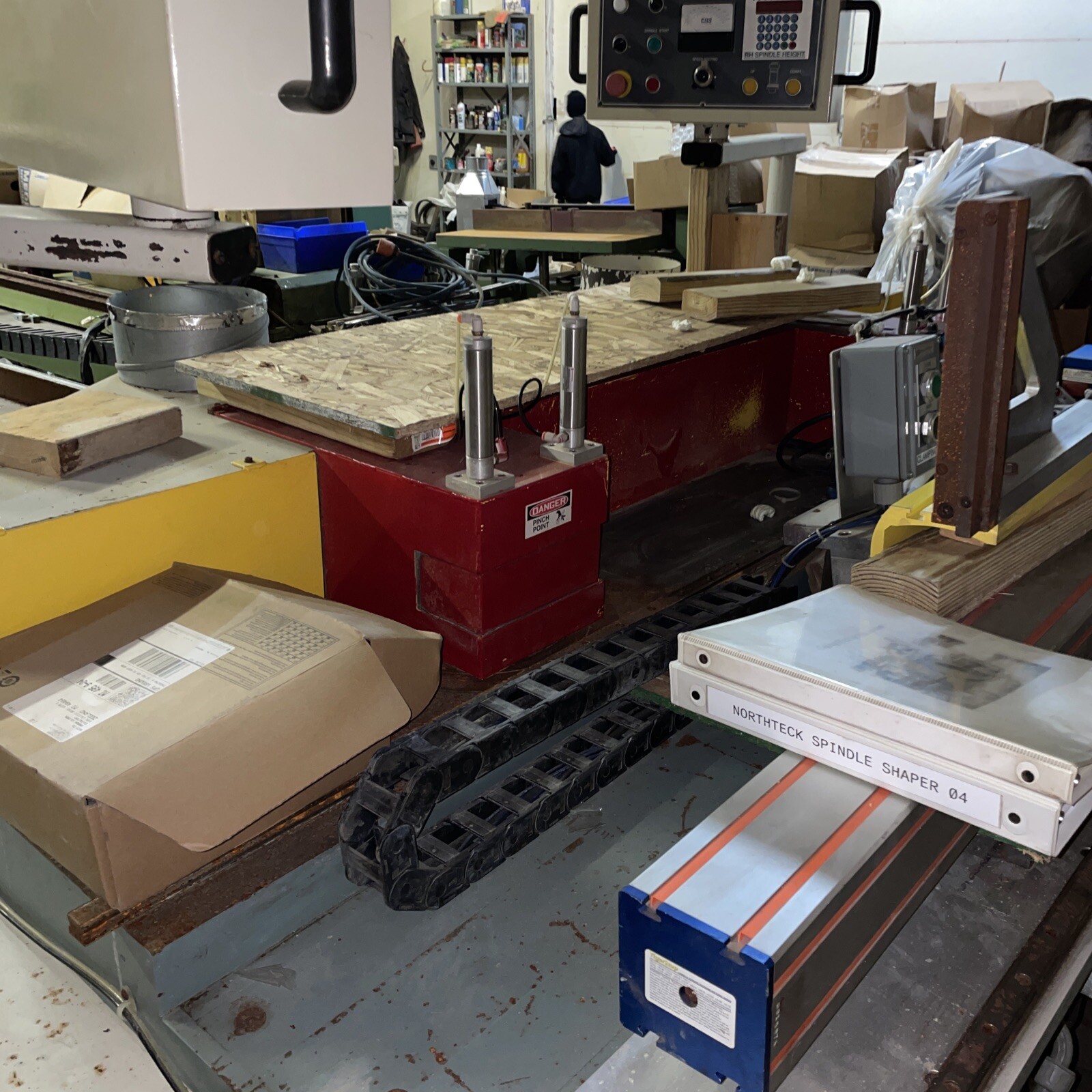 Northtech double shaper Coping Machine. 2- 10 Hp Coping Heads ...