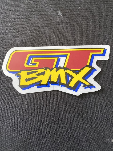NOS VINTAGE GT BMX STICKER BMX FREESTYLE RACING DECAL | eBay