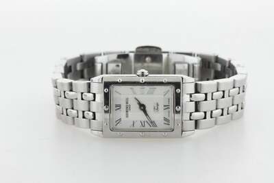 Raymond Weil Women's 5971-ST-00658 Tango Rectangular Case Silver Dial ...