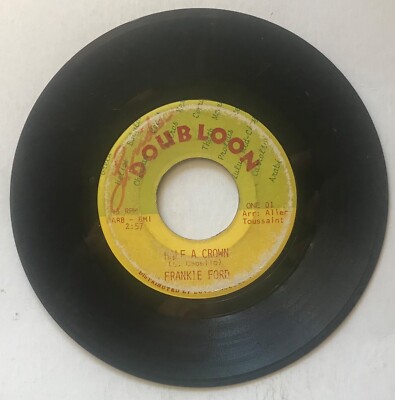 Frankie Ford - I Can't Face Tomorrow / Half A Crown - 1967- 45 Record ...