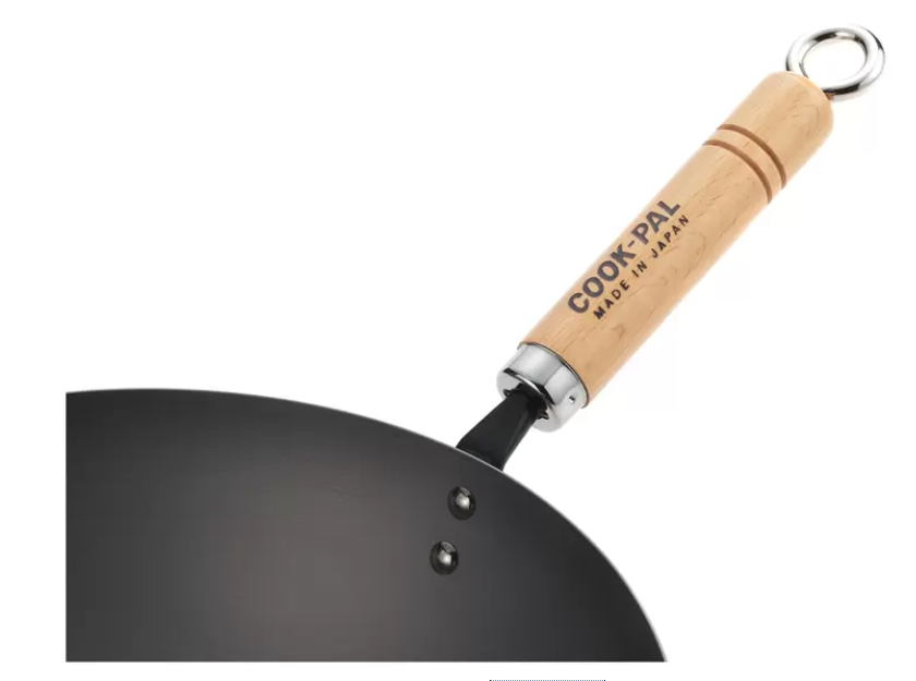 Genuine Yoshikawa Carbon Steel Cook-Pal Wok 36cm Made in Japan Brand ...